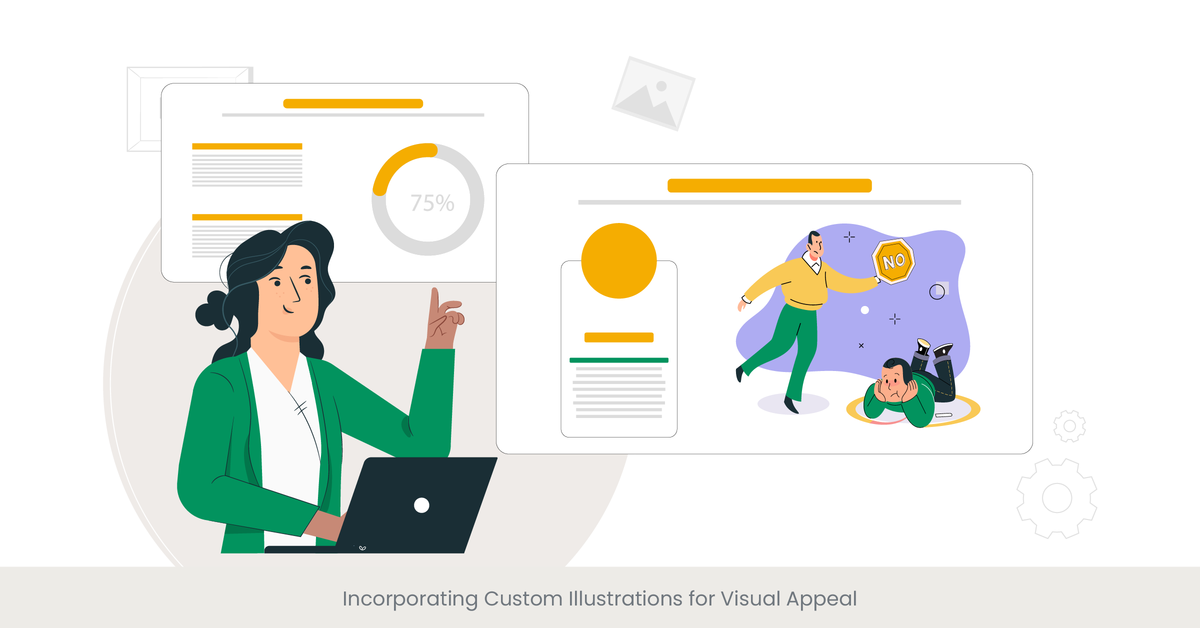 Business Presentation Enhancement with Visual Aids | INK PPT