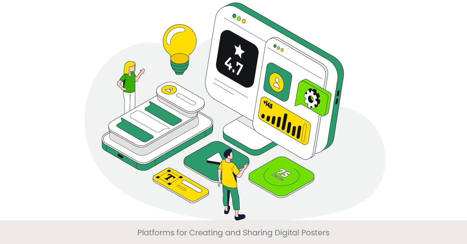 Revolutionizing Communication: Digital Posters for Tomorrow's World